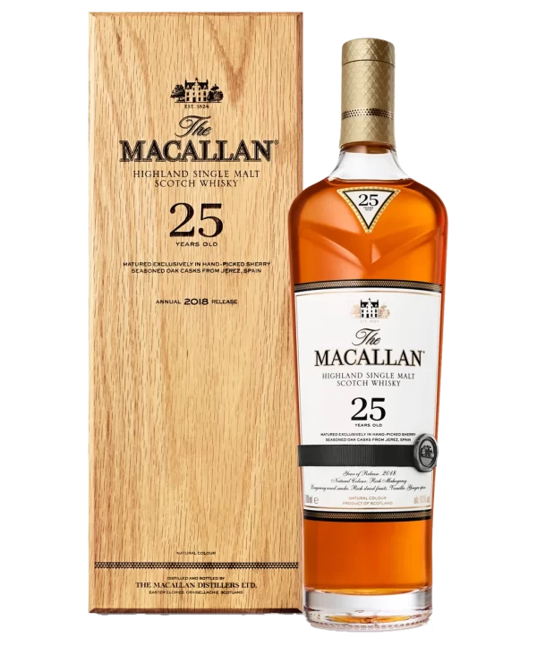 The Macallan – Sherry Oak 25 Years Old Single Malt Scotch Whisky 700mL ...
